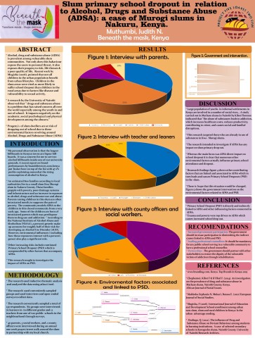 Slum primary school dropout in relation to Alcohol, Drugs and Substance ...